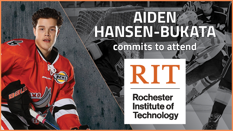 AIDEN HANSEN-BUKATA COMMITS TO RIT | Nanaimo Clippers